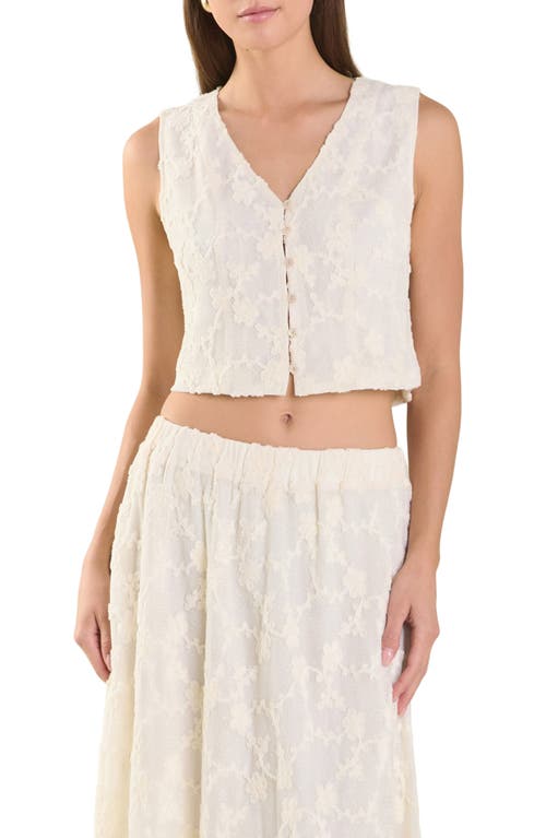 ENDLESS ROSE Endless Rose Floral Embroidered Vest